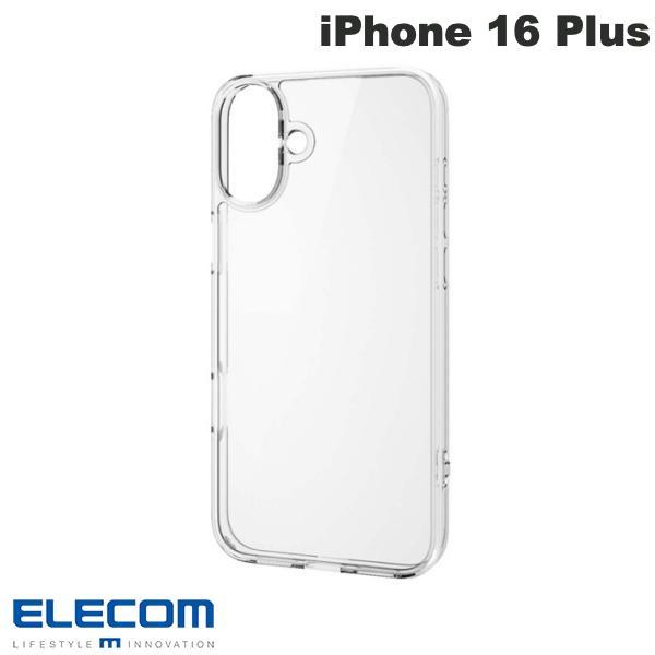 ELECOM エレコム iPhone 16 Plus ハイブリッドケース ガラス クリア PM-A24BHVCG1CR ネコポス可 : キットカットヤフー店 - 通販 - Yahoo!ショッピング
