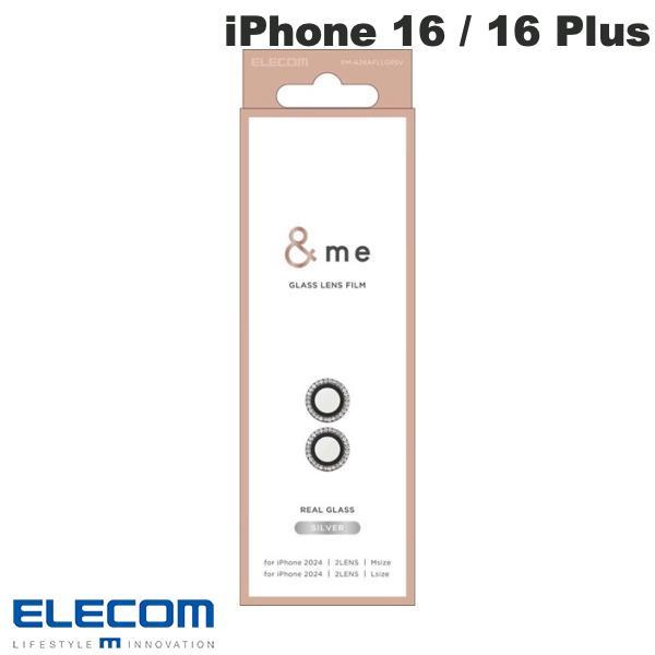 ELECOM エレコム iPhone 16 / Plus カメラレンズガラスフィルム ラインストーン &Me シルバー PM-A24AFLLGRSV ネコポス可 : キットカットヤフー店 ...