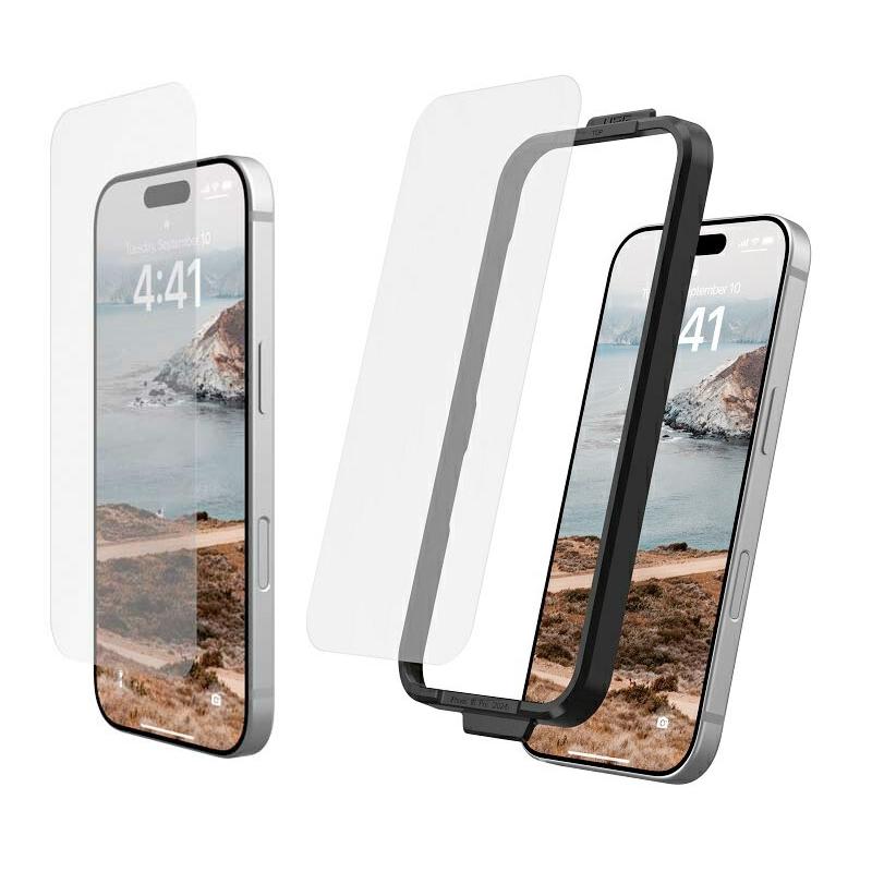 URBAN ARMOR GEAR UAG ユーエージー iPhone 16 Pro GLASS SCREEN SHIELD ガラスフィルム 0 ...