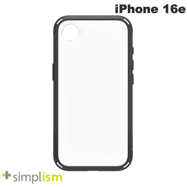 simplism シンプリズム iPhone 16e GRAV Solid UNLIMITED 超精密設計 超衝撃吸収 ハイブリッドケース ブラック TR-IP25S-GRUSL-CLBK ...
