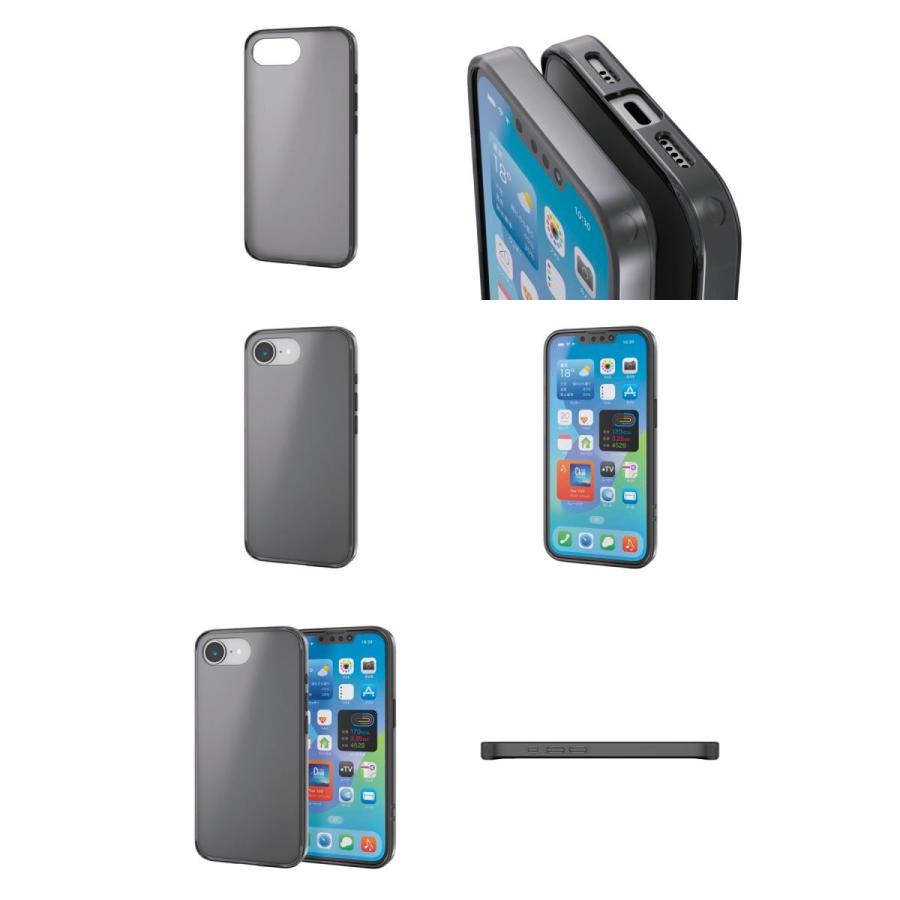 ELECOM（エレコム） ELECOM iPhone 16e ハイブリッドケース スタンダード マットブラック PM-A25SHVCKBK ネコポス可 : キットカットヤフー店 - 通販 ...