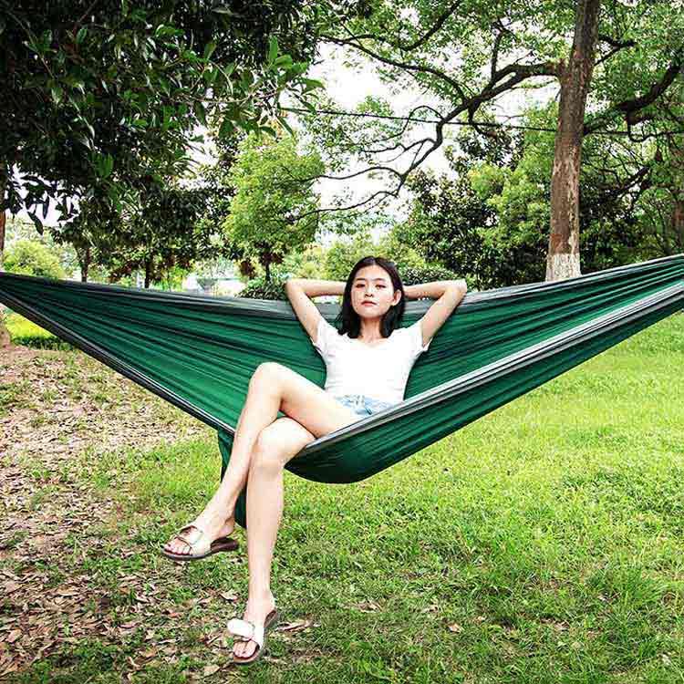 ハンモック キャンプ用品 1〜3人用 ナイロン製 キャンプ用品 アウトドア 室内 室外 ダブル キャンプ 300*200cm アウトドア 持ち運び簡単 :hksho682500:EC SHOP ...