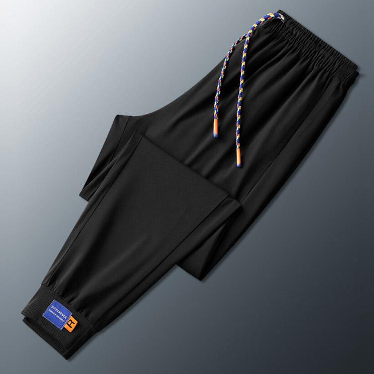 ジョガーパンツ メンズ 冷感パンツ アイスシルクパンツ ストレッチ 吸水速乾 夏 涼しい アイスシルク ロングパンツ スポーツウェア 軽量 涼感 伸縮 :infit320691:EC SHOP ...