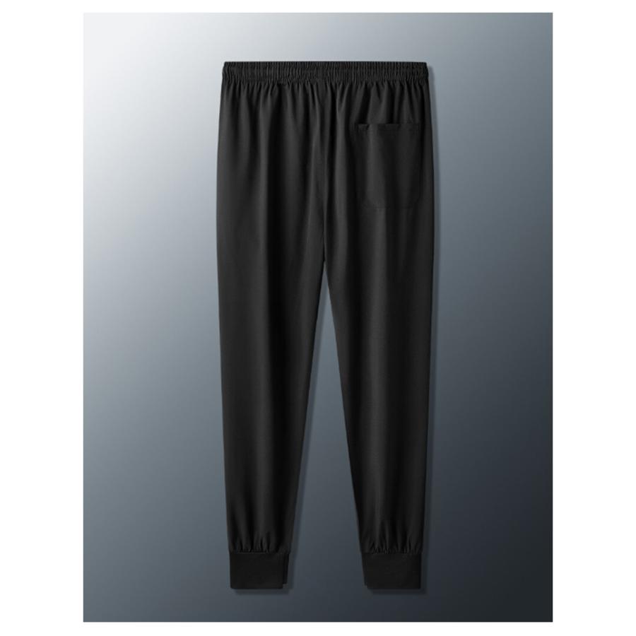 ジョガーパンツ メンズ 冷感パンツ アイスシルクパンツ ストレッチ 吸水速乾 夏 涼しい アイスシルク ロングパンツ スポーツウェア 軽量 涼感 伸縮 :infit320691:EC SHOP ...