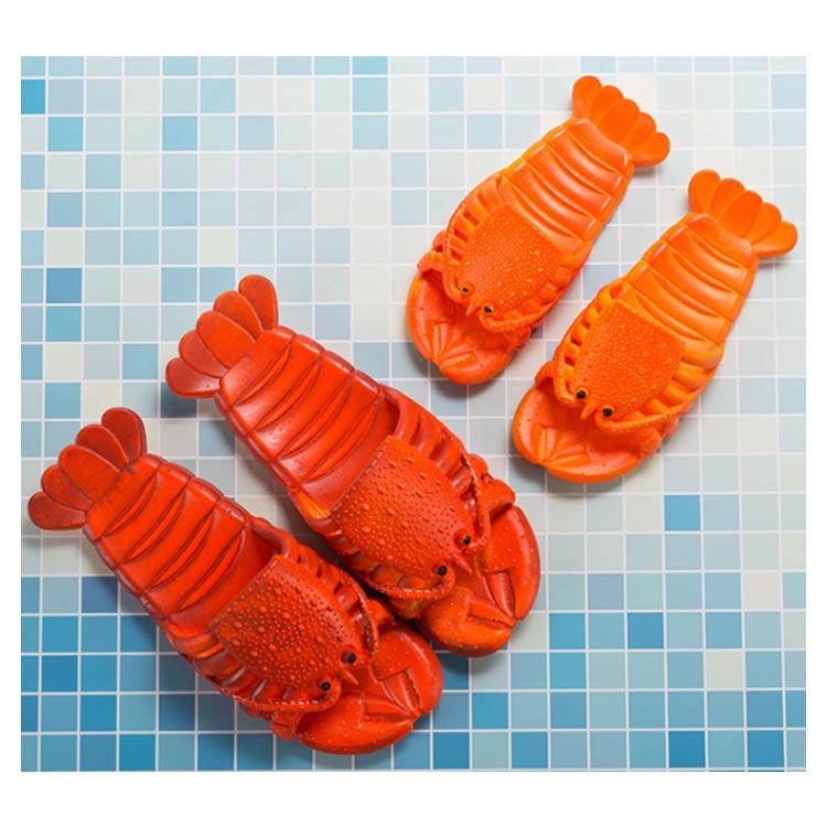 サンダル おもしろデザイン 親子お揃い エビ柄 スリッパ ロブスター エビ ザリガニ 伊勢海老 海老 蝦 えび メンズ レディース キッズ 男女兼用 :infit320700:EC SHOP ...
