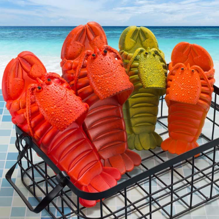 サンダル おもしろデザイン 親子お揃い エビ柄 スリッパ ロブスター エビ ザリガニ 伊勢海老 海老 蝦 えび メンズ レディース キッズ 男女兼用 :infit320700:EC SHOP ...