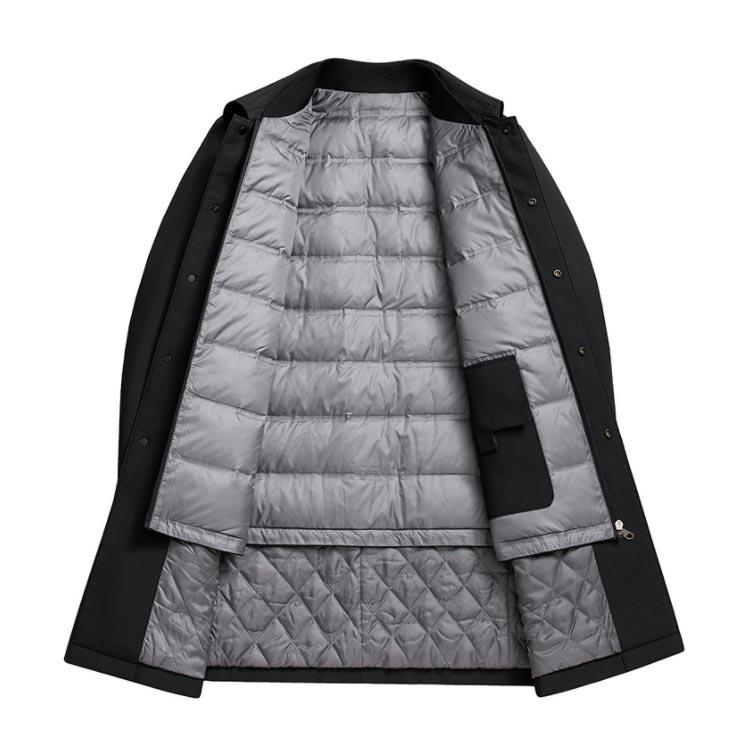 ダウン90％ ステンカラー ダウンコート 3way ダウンベストライナー付き