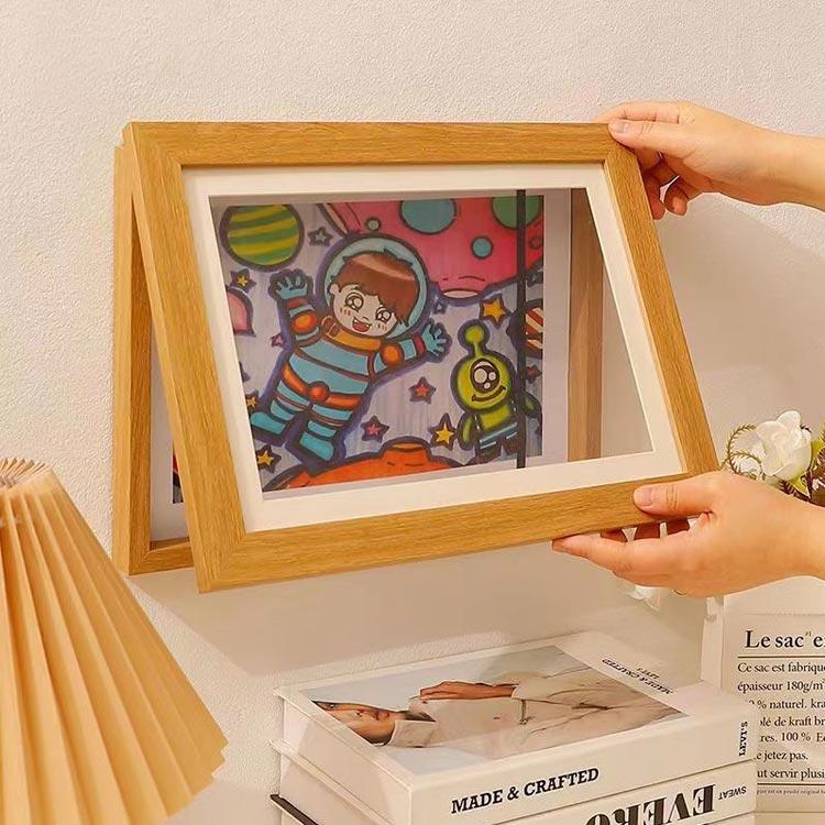 アートフレーム 子供の絵 保存用 額縁 ポスターフレーム 画用紙 フォトフレーム 壁掛け ポスター マグネット扉付き 横縦兼用 A4まで対応 50-1 : EC SHOP RON - 通販 ...