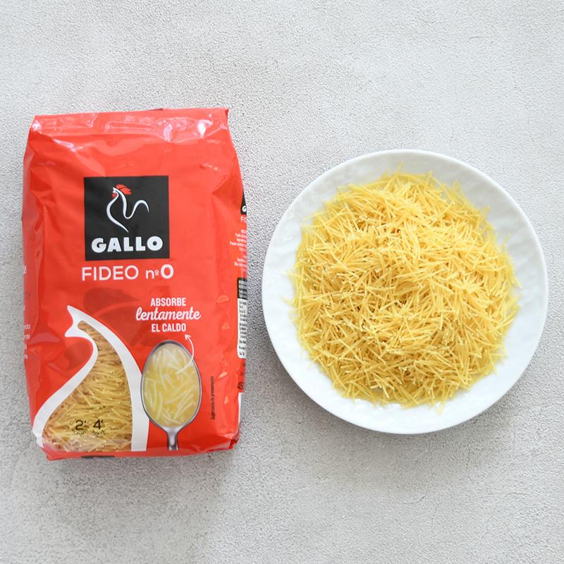 GALLO FIDEO ガジョ フィデオスNo.0 450g 細麺 ショートパスタ ideo fideua フィデオ フィデウア フィデワ ...