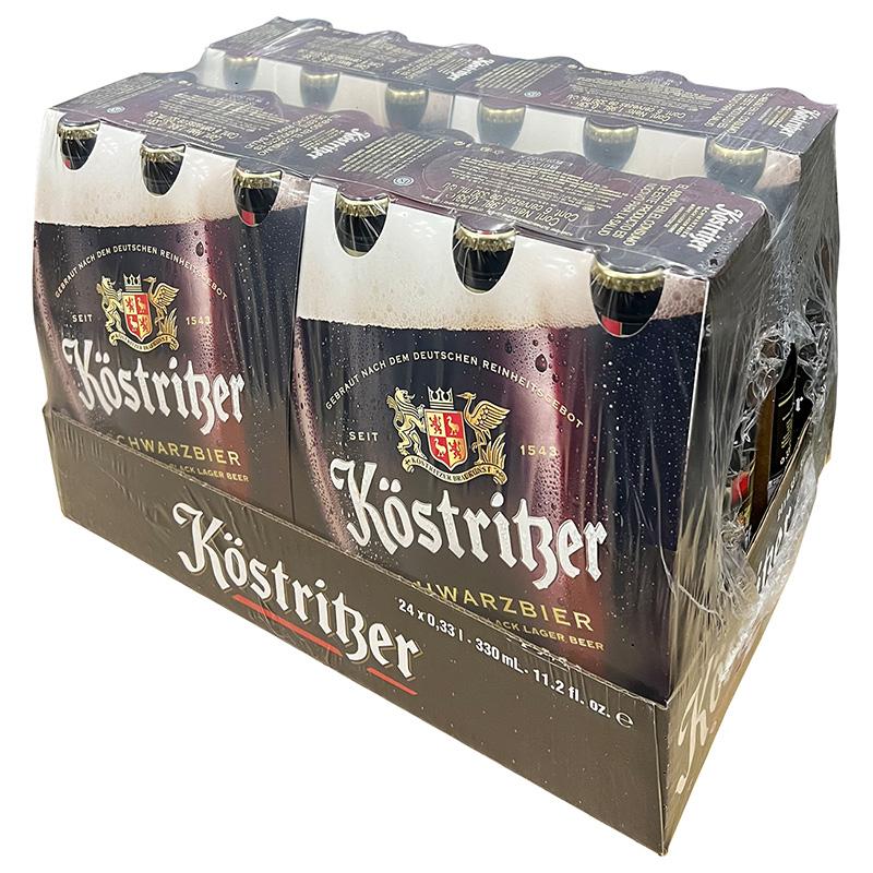 Kostritzer Schwarzbier 330mlx24本セット ケストリッツァー シュヴァルツビア 黒ビール ドイツ土産 ...