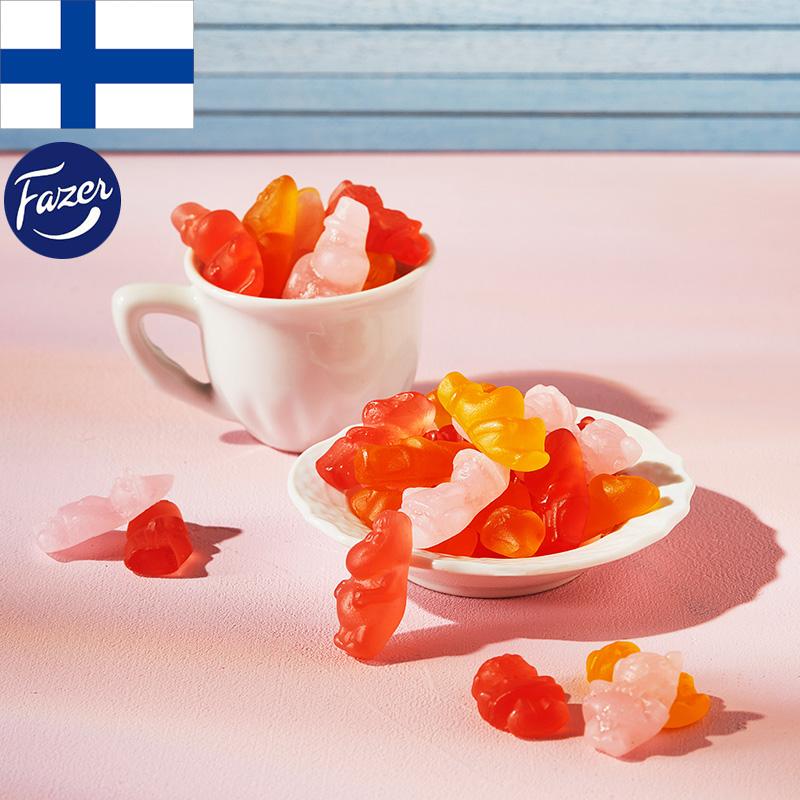 Fazer ファッツェル ムーミン グミ 80g フルーツ味 ゼラチン不使用 植物由来香料 moomin フィンランドみやげ フィンランド製 ...