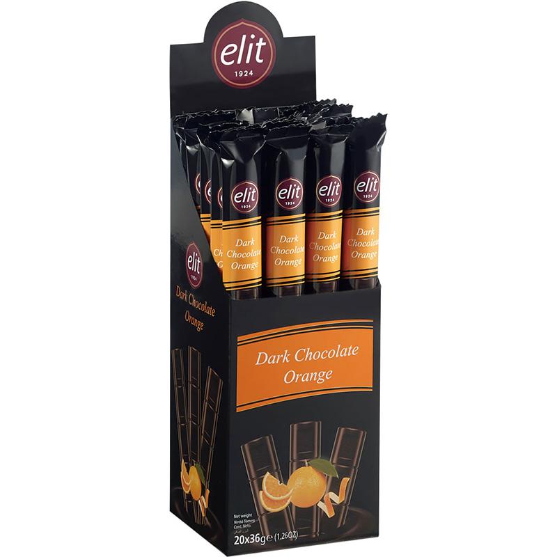elit エリート ダークチョコレートスティックオレンジ 36g×20本セット 個包装 トルコ土産 夏季クール : 旅行用品専門店 トコープラス - 通販 - Yahoo!ショッピング