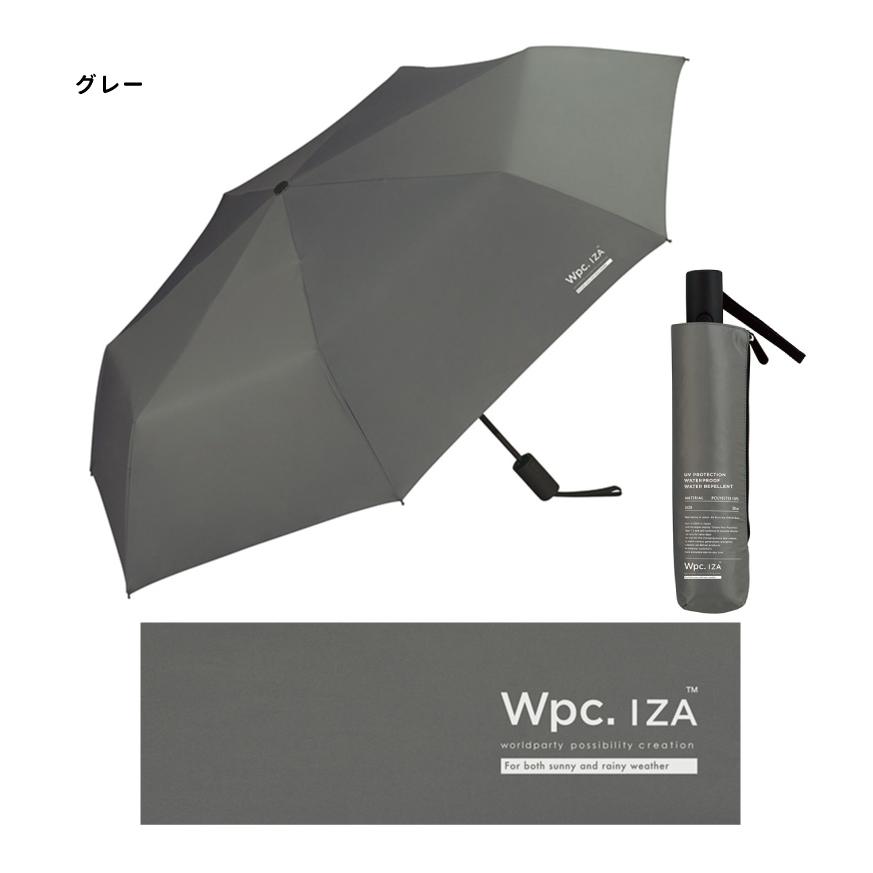 Wpc. IZA UVカット100% 自動開閉折りたたみ傘 Wpc.IZA ダブリュピーシー イーザ ZA001 58cm 晴雨兼用 メンズ アンブレラ 日傘 雨傘 撥水 おしゃれ 携帯 7本 ...