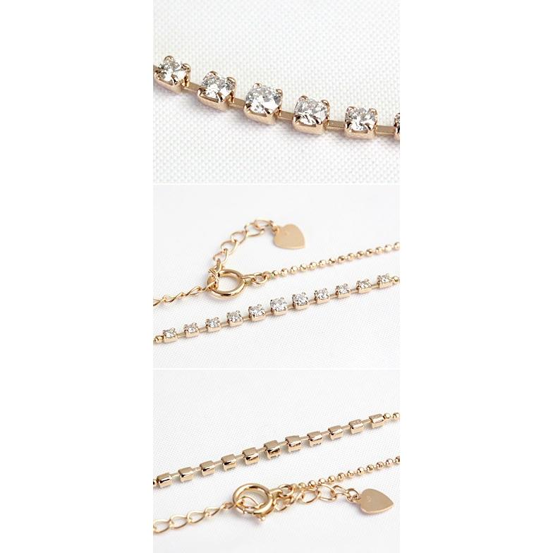 ブレスレット レディース 18金 18k K18 ゴールド ダイヤモンド ダイヤ H＆C 0.3ct カラット 11石 : ジュエリーエクセレンテ - 通販 - Yahoo!ショッピング
