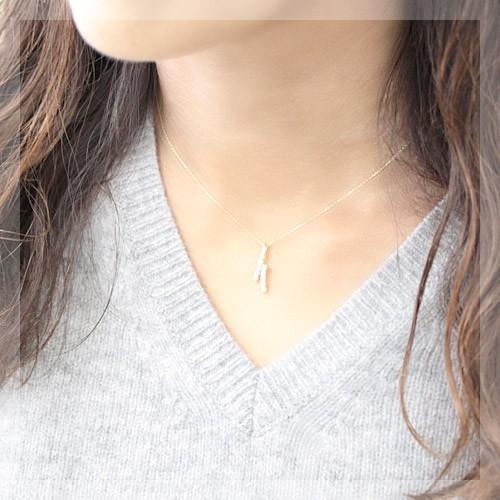 ネックレス レディース ダイヤモンド 18金 18k K18 H＆C 0.3ct カラット 第三者機関鑑別カード付 : ジュエリーエクセレンテ - 通販 - Yahoo!ショッピング