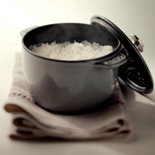 ストウブ(staub) ラ ココット de GOHAN Mサイズ 16cm グレー 日本正規