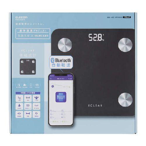 エレコム(ELECOM) HCS-BTFS01BK(ブラック) Bluetooth(R) 通信機能搭載 ECLEAR 体組成計 : ECカレント - 通販 - Yahoo!ショッピング