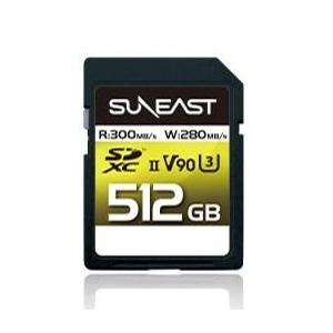 SUNEAST(サンイースト) SE-SDU2512GA300 SANEAST ULTIMATE PRO V90 SDXCカード 512GB : 4573574595020 : ECカレント ...