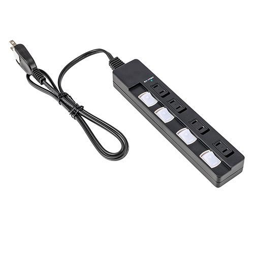 ナカバヤシ TAP-047-20BK(ブラック) 安全機能満載スイッチ付OAタップ 4個口 2m : ECカレント - 通販 - Yahoo!ショッピング