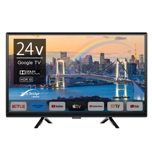【設置＋リサイクル＋長期保証】NewBridge(ニューブリッジ) OBN-24THD1 24V型HD液晶スマートテレビ GoogleTV搭載 :ESET000084958:ECカレント ...