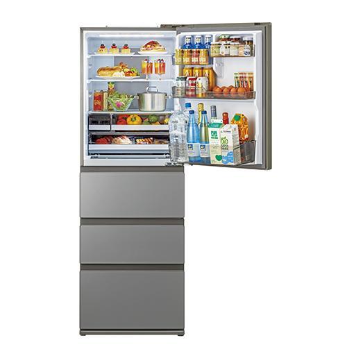 【標準設置料金込】アクア(AQUA) AQR-VZ43R-S クリスタルシルバー DELIE+ 4ドア冷蔵庫 右開き 433L 幅595mm 標準設置料金込】【長期保証付】アクア(AQUA) AQR-VZ43R-S クリスタル