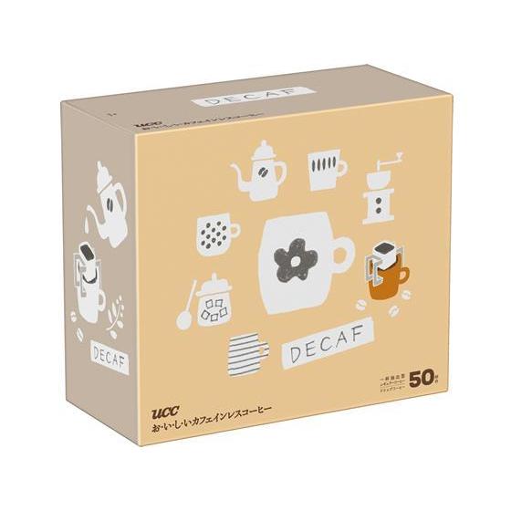 UCC おいしいカフェインレスコーヒー ドリップコーヒー 50P[代引不可] : ECカレント - 通販 - Yahoo!ショッピング