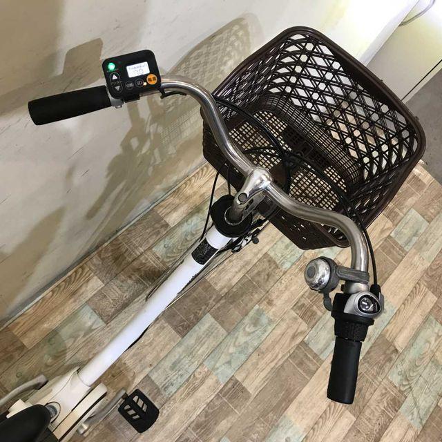 大坂・兵庫・京都限定 電動自転車 ママチャリ パナソニック ビビ DX ホワイト 26インチ KQ130 神戸 電動アシスト自転車 ...