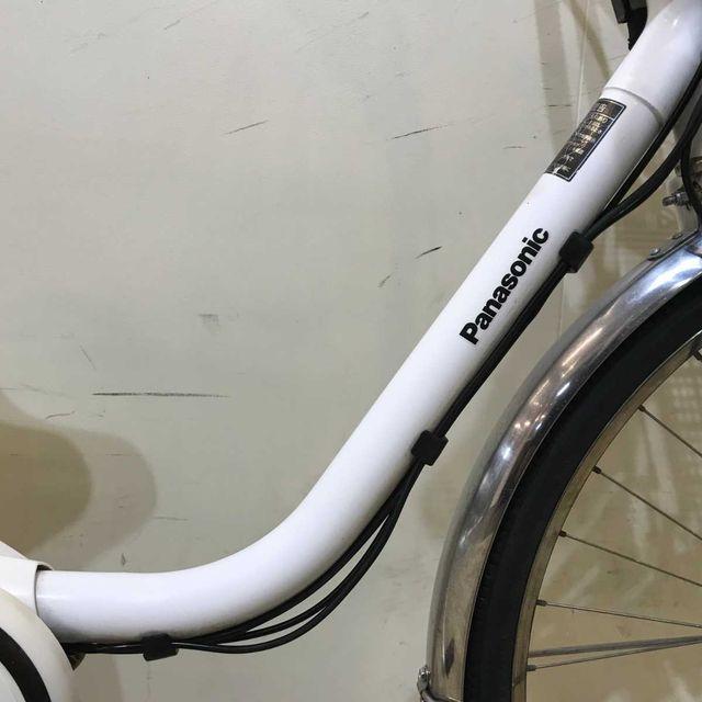 大坂・兵庫・京都限定 電動自転車 ママチャリ パナソニック ビビ DX ホワイト 26インチ KQ130 神戸 電動アシスト自転車 ...