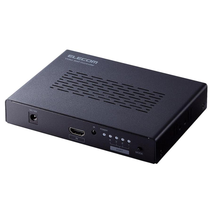 ELECOM エレコム ビデオウォールコントローラー/HDMI(出力)4ポート/メタル/ブラック VSP-VWCHD14BK : ECJOY! - 通販 - Yahoo!ショッピング