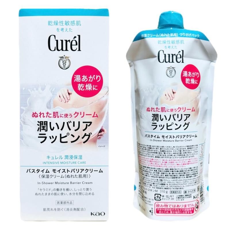Curel キュレル バスタイム モイストバリアクリーム 310g 本体+つけかえ用 各1個セット : ECkawaストア - 通販 - Yahoo!ショッピング