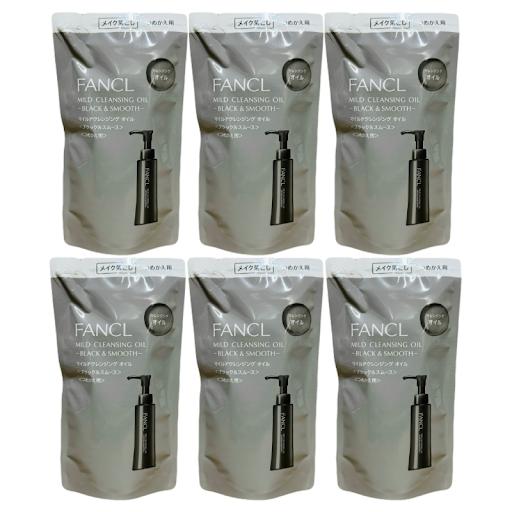 ファンケル マイルドクレンジングオイル ブラック&スムース つめかえ用 115ml 6個セット メイク落とし 黒 製造日2024年8月5日 : 4908049621032-6 : ECkawa ...