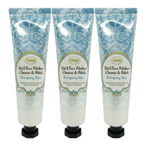 SABON サボン フェイスポリッシャー リフレッシング 60ml ミント 3個セット 顔用スクラブ 洗顔 水色のパッケージ : ECkawaストア - 通販 - Yahoo!ショッピング
