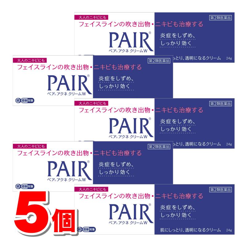 LION 【第2類医薬品】 ライオン ペアアクネ クリームW 24g ×5個【セルフメディケーション税制対象】 ★ : 杏林堂ヤフー店 ...