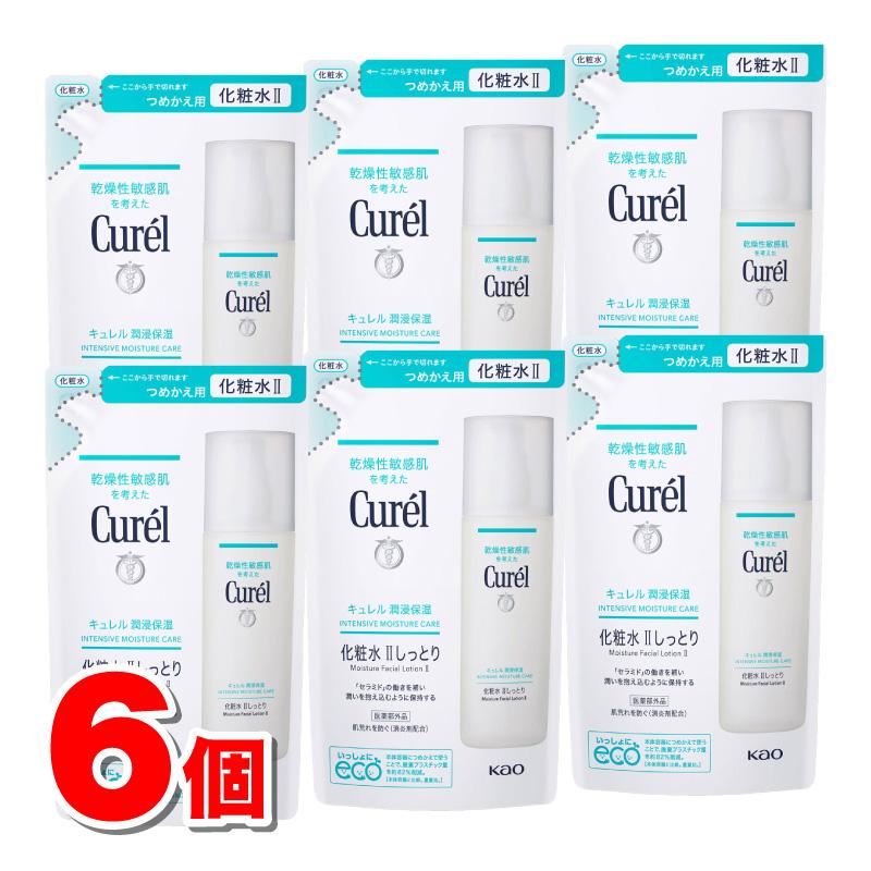 Curel 【医薬部外品】 花王 キュレル 潤浸保湿 化粧水 2 II しっとり 詰替 130mL ×6個 ★ : 杏林堂ヤフーショップ - 通販 - Yahoo!ショッピング