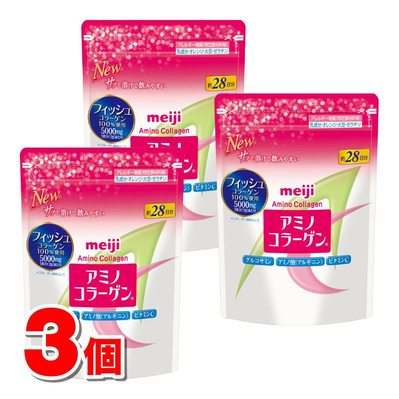 アミノコラーゲン 明治 196g ×3個 : 杏林堂ヤフーショップ - 通販 - Yahoo!ショッピング