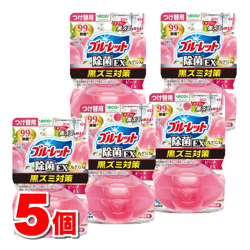 小林製薬 【アウトレット】 液体ブルーレットおくだけ 除菌EXフレグランス 付替 ピーチEXの香り 70mL ×5個 : 杏林堂ヤフーショップ - 通販 - Yahoo!ショッピング