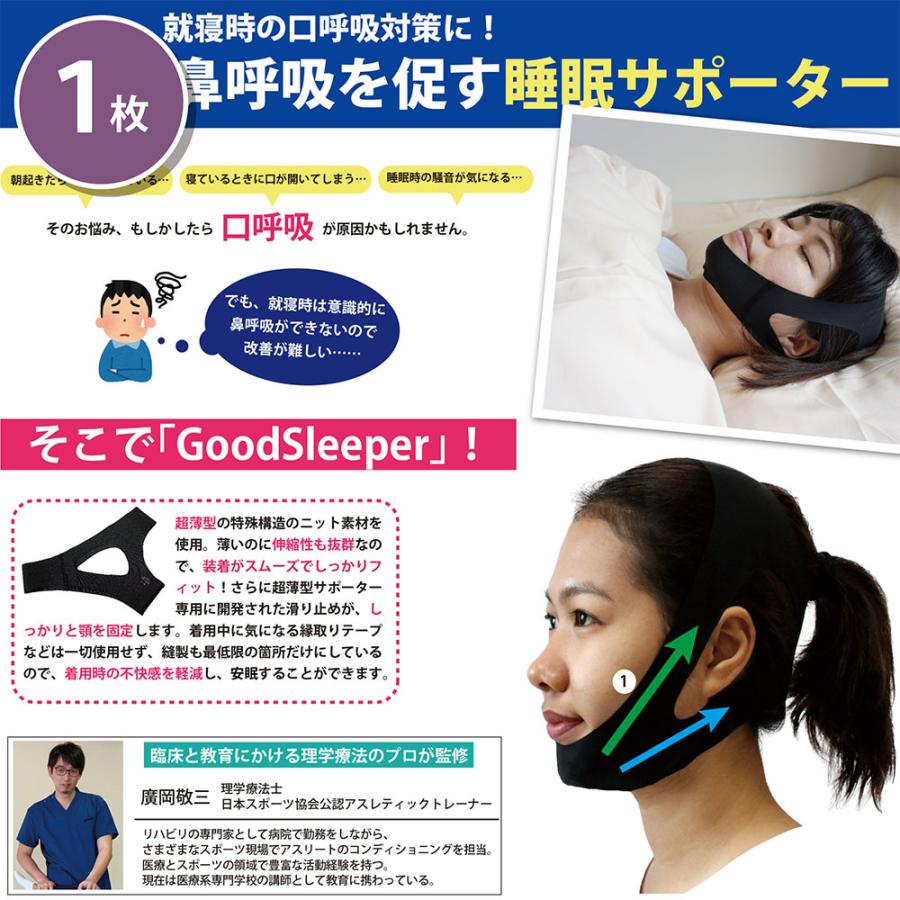 鼻呼吸誘導サポーター GoodSleeper（L〜LL） : Eclea あなたの暮らしを幸せにする雑貨のお店 - 通販 - Yahoo!ショッピング