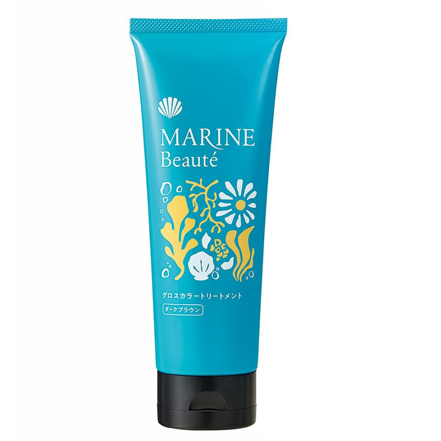 『まとめ買い 3個セット』髪色 きれい ダメージ補修 色ツヤ 加齢 頭皮 染めた白髪 マリンボーテ グロスカラートリートメント（ダークブラウン） : Eclea あなたの暮らしを幸せにする雑貨 ...