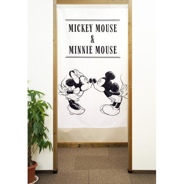 『まとめ買い 5枚セット』Disney ミッキーのれん（ミッキー＆ミニー）インテリア お部屋 間仕切り かわいい デザイン : Eclea あなたの暮らしを幸せにする雑貨のお店 - 通販 ...