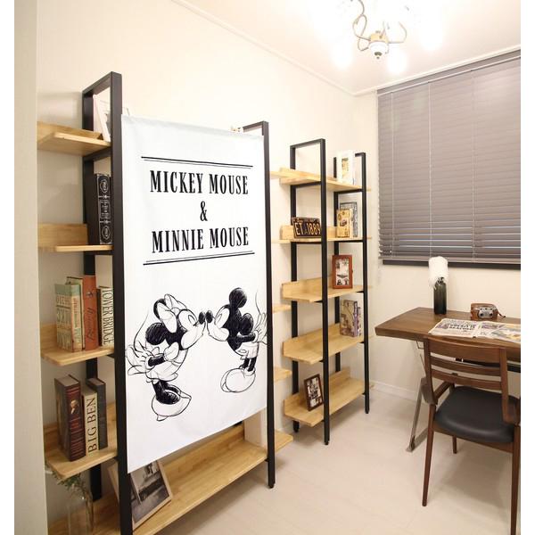 『まとめ買い 5枚セット』Disney ミッキーのれん（ミッキー＆ミニー）インテリア お部屋 間仕切り かわいい デザイン : Eclea あなたの暮らしを幸せにする雑貨のお店 - 通販 ...