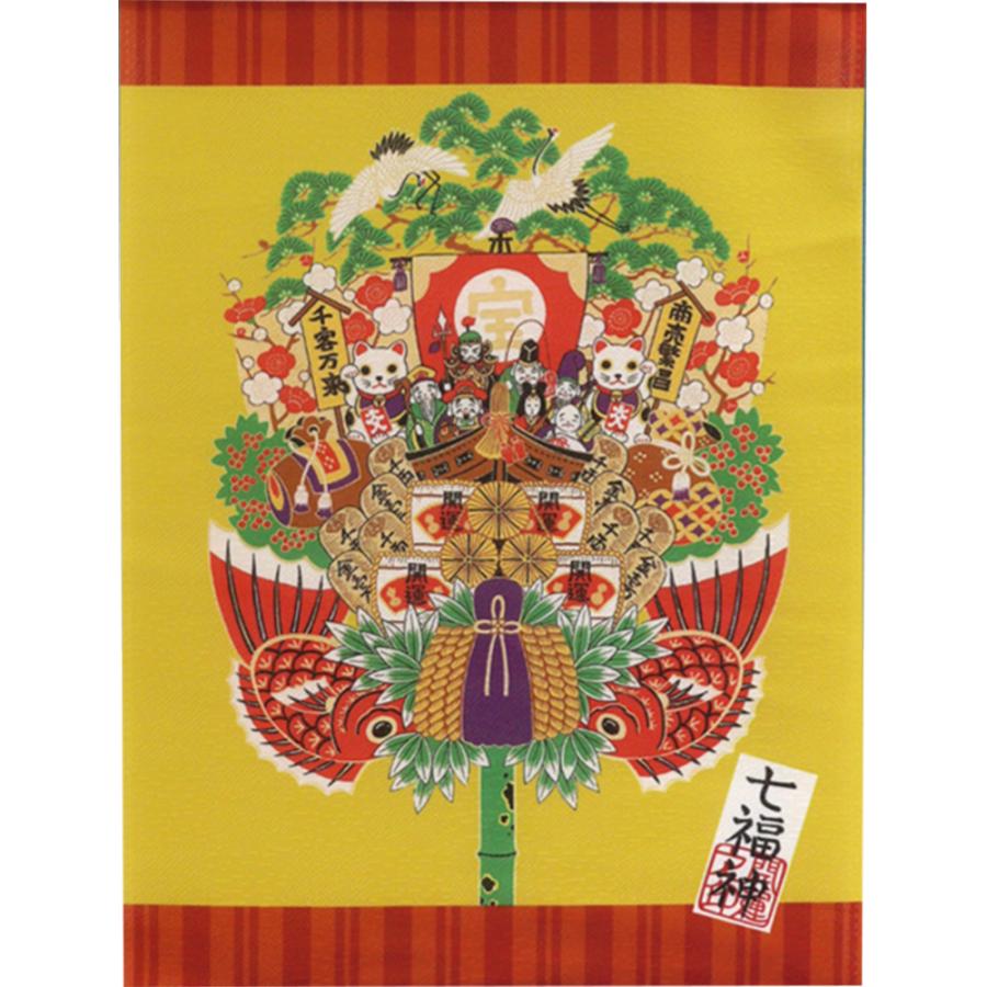 まとめ買い 10枚セット 縁起のいい新年を迎えるお飾り 開運七福神タペストリー 壁に飾るだけ 玄関 雰囲気 明るく 新年気分へ 落ち着いた 色味 : Eclea あなたの暮らしを幸せにする雑貨 ...