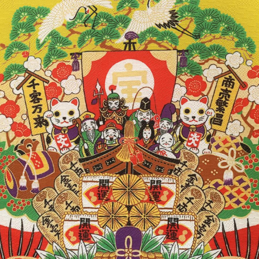 まとめ買い 10枚セット 縁起のいい新年を迎えるお飾り 開運七福神タペストリー 壁に飾るだけ 玄関 雰囲気 明るく 新年気分へ 落ち着いた 色味 : Eclea あなたの暮らしを幸せにする雑貨 ...