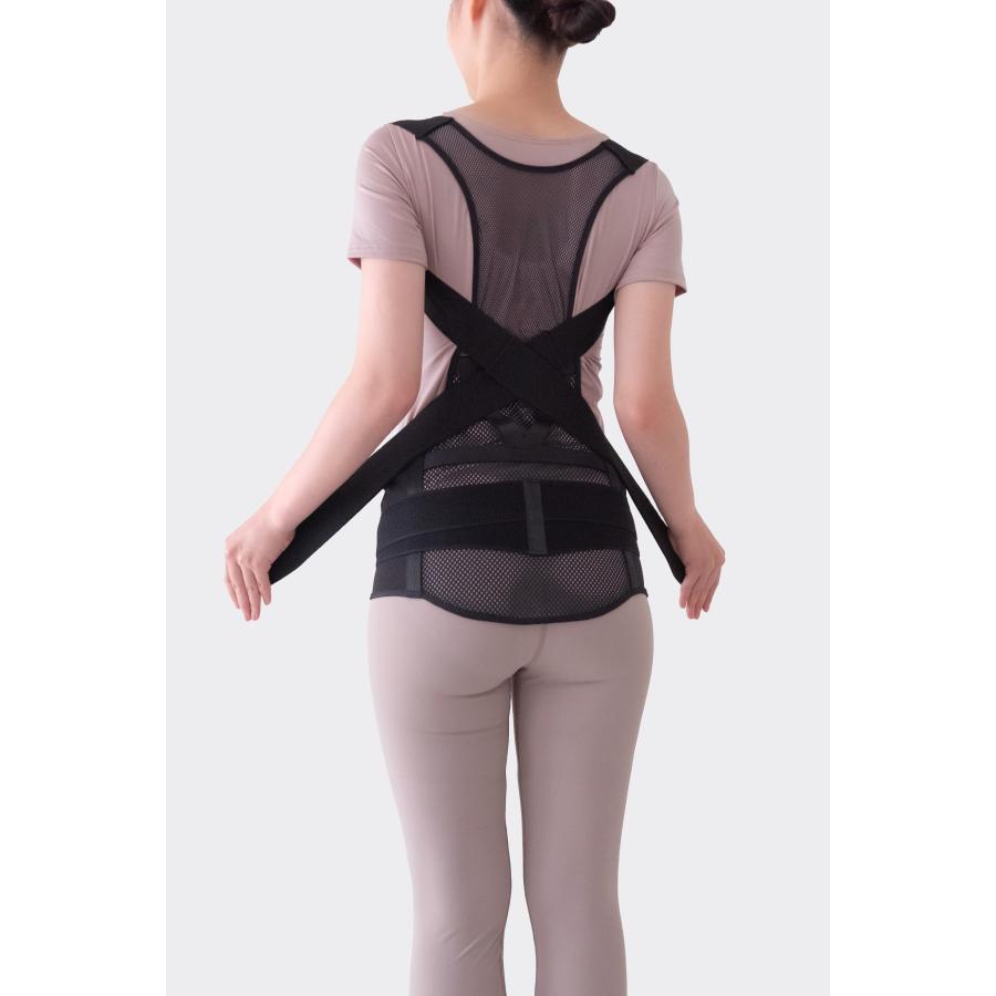 蒸れにくいメッシュ背筋サポーター S : Eclea あなたの暮らしを幸せにする雑貨のお店 - 通販 - Yahoo!ショッピング