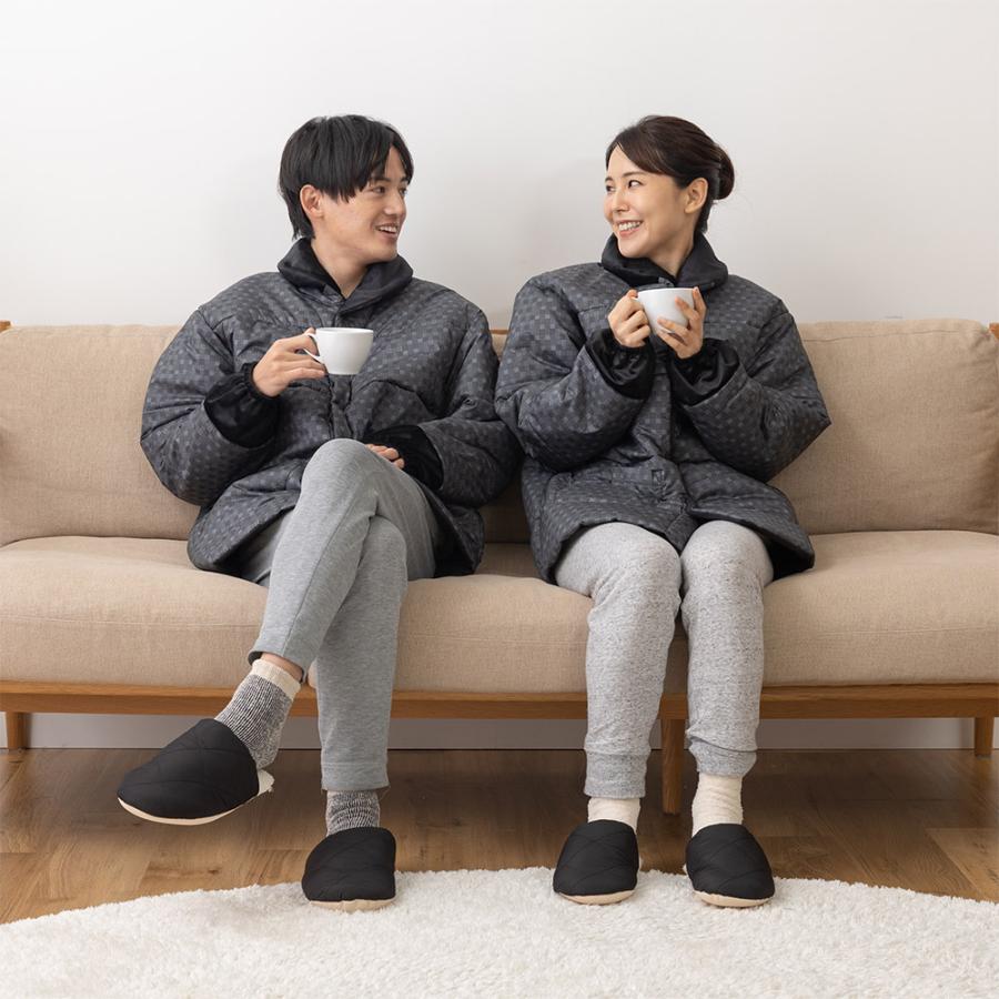 発熱 保温 首元 手首 あったか設計 手首 隙間 お尻 テイジン 速暖半纏すぐぽか（ゴシックブラック）S−M : Eclea あなたの暮らしを幸せにする雑貨のお店 - 通販 - Yahoo ...