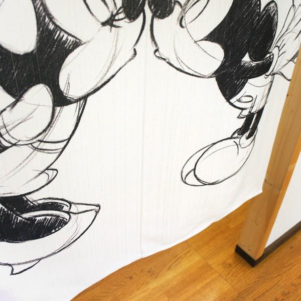 Disney ミッキーのれん（ミッキー＆ミニー） : Eclea あなたの暮らしを幸せにする雑貨のお店 - 通販 - Yahoo!ショッピング