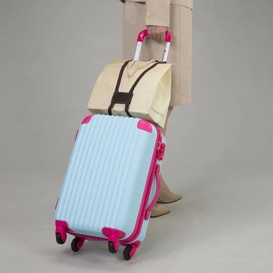 『まとめ買い 10個セット』旅行 出張 増えた荷物 片手 移動らくらく 着脱カンタン しっかり固定 ずれにくい！トラベル固定ベルト（ブラウン） : Eclea あなたの暮らしを幸せにする雑貨の ...