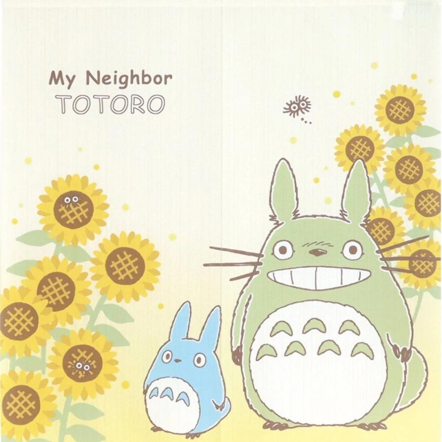 スタジオジブリ（となりのトトロ四季）のれん（スノードロップとトトロ） 2枚セット : Eclea あなたの暮らしを幸せにする雑貨のお店 - 通販 - Yahoo!ショッピング