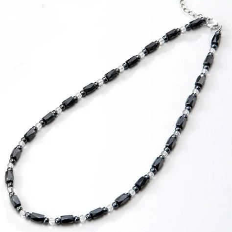 NEW天然石入りヘマタイトネックレス（アメジスト） : Eclea あなたの暮らしを幸せにする雑貨のお店 - 通販 - Yahoo!ショッピング