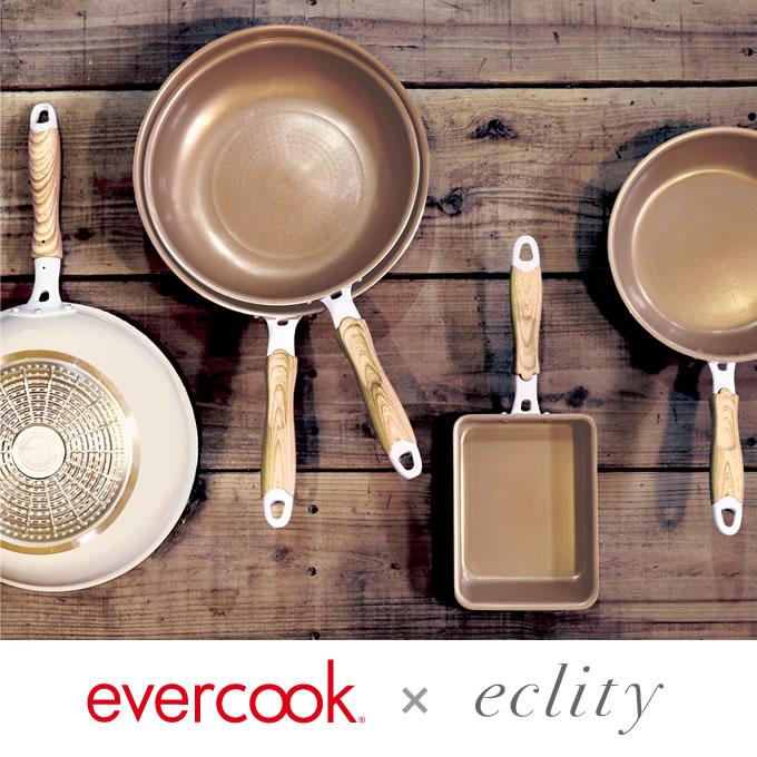 evercook フライパン 28cm 深型 IH エバークック エクリティ限定モデル アイボリー ガス・IH対応 PFOA不使用 : エクリティ - 通販 - Yahoo!ショッピング