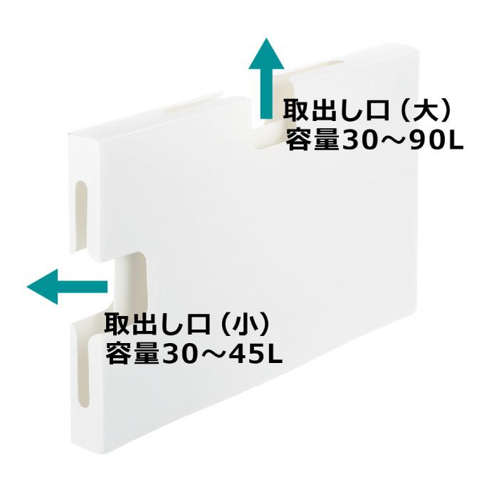 TOTONO トトノ ゴミ袋ホルダー 引き出し用 ゴミ袋収納ケースR リッチェル : エクリティ - 通販 - Yahoo!ショッピング